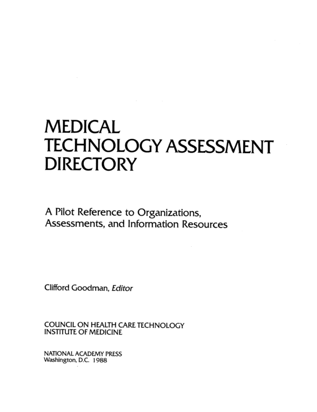 Technology Assessment - 9+ Examples, Format, Pdf | Examples