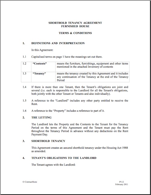 Commercial Tenancy Agreement Examples 11 PDF Word Examples