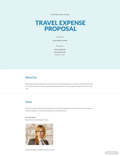 Travel Proposal - 20+ Examples, Format, Pdf, Tips