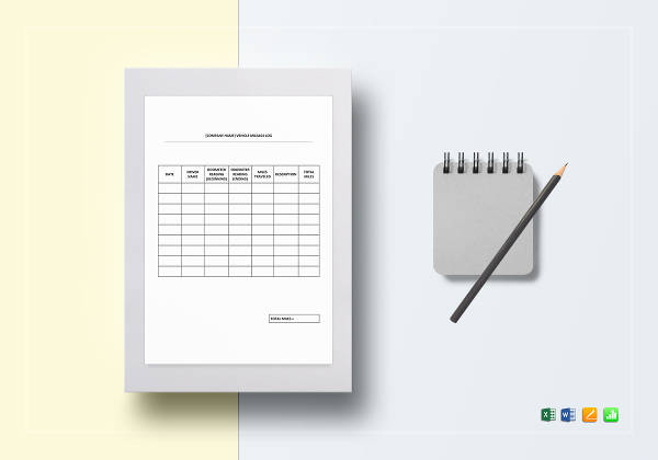 Printable Mileage Log - 26+ Examples, Format, Pdf | Examples