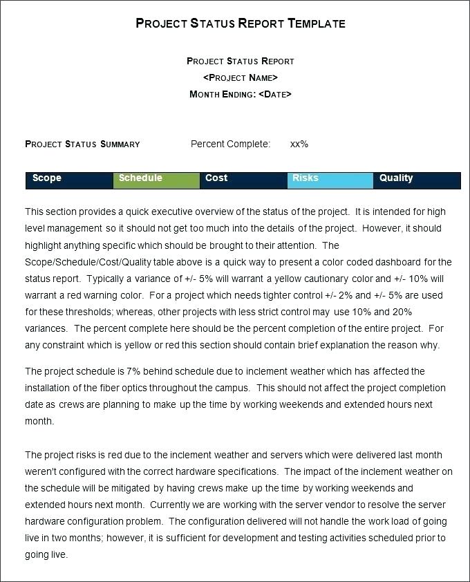 Weekly Status Report 8 Examples Format Pdf Examples