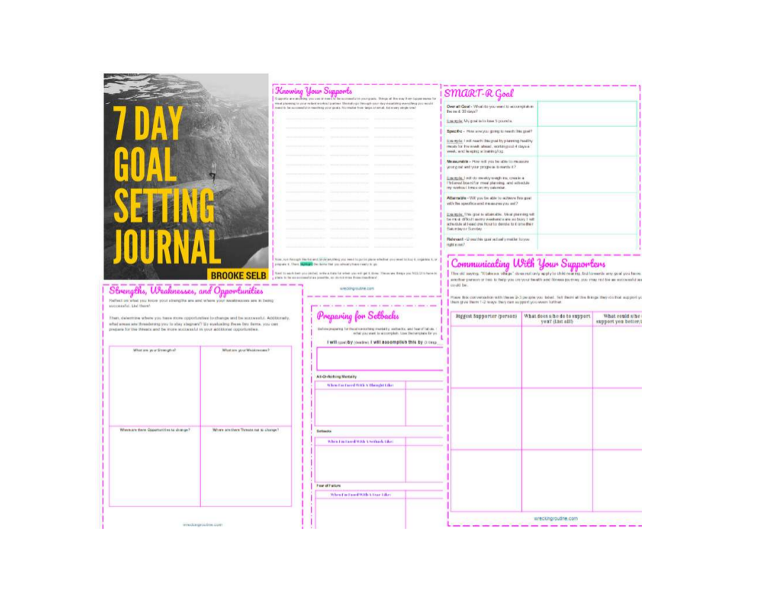 Goal Journal - 6+ Examples, Format, How to Set, Pdf, Tips