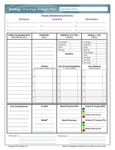 Strategy Document Template HQ Printable Documents
