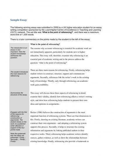 Reference Essay - 9+ Examples, Format, How to Write, Pdf