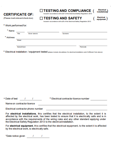 General Certificate of Conformity - 16+ Examples, Format, Pdf | Examples