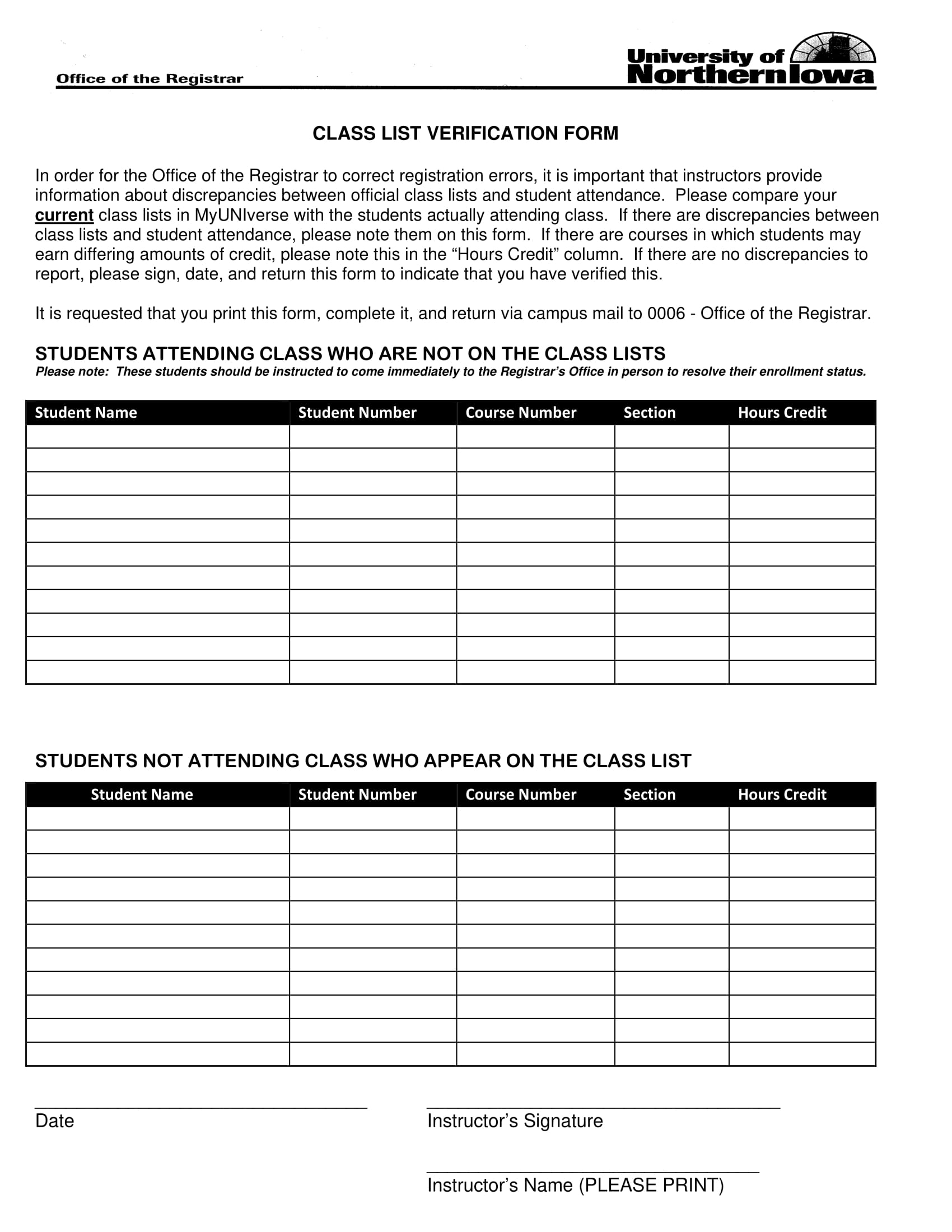 Class List - 12+ Examples, Format, Pdf | Examples