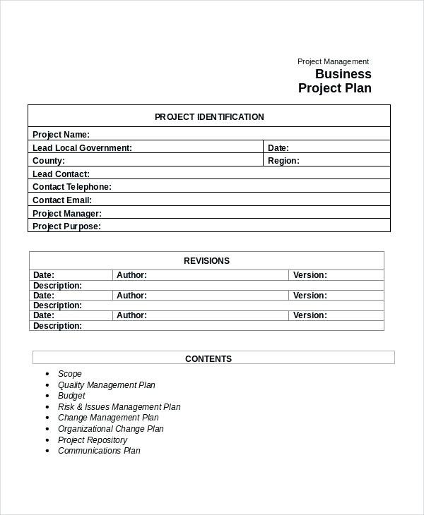 Community Project Plan 9 Examples Format Pdf Examples
