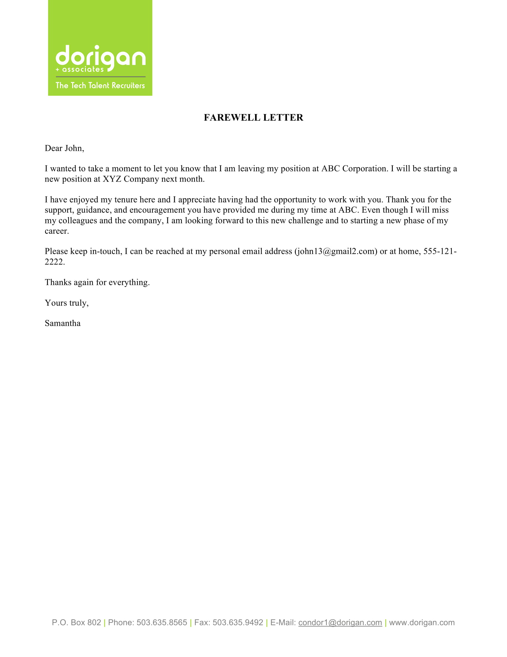Farewell Party Invitation Email To Colleagues Template Infoupdate