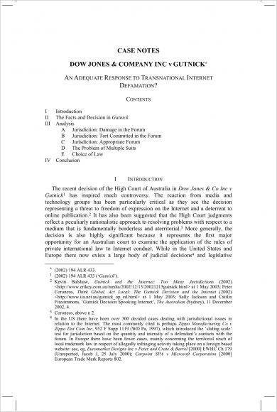 Case Note - 10+ Examples, Format, Pdf | Examples