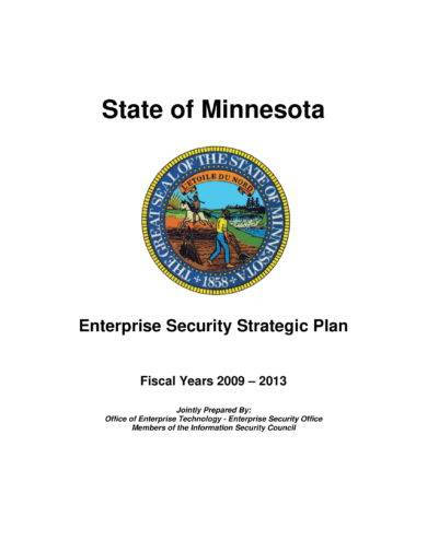 Security Strategic Plan 10 Examples Format Pdf Examples