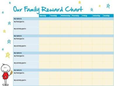 Reward Chart - 8+ Examples, Format, Pdf | Examples