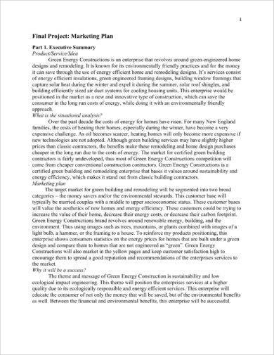 Marketing Project Plan - 9+ Examples, Format, Pdf