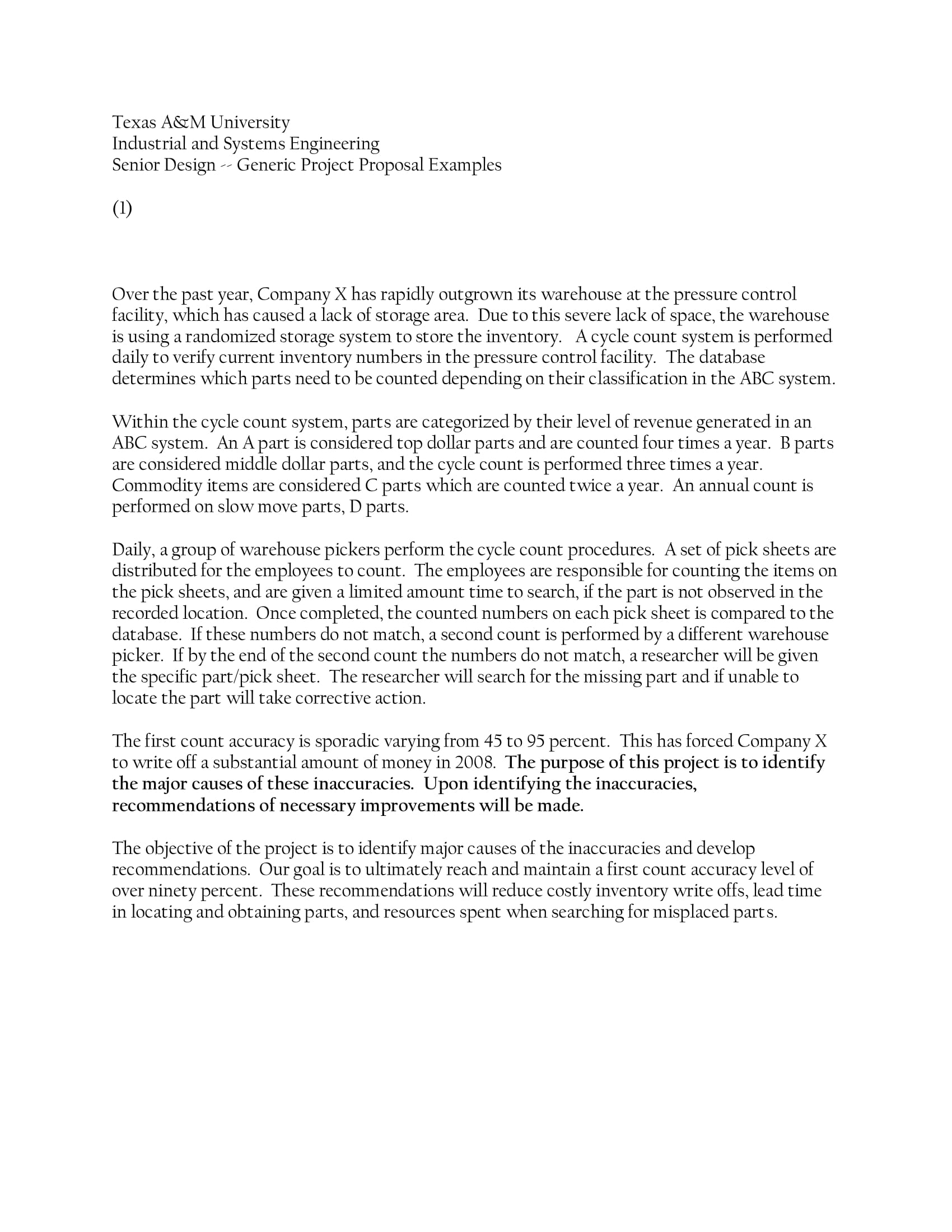15 Engineering Project Proposal Examples To Download