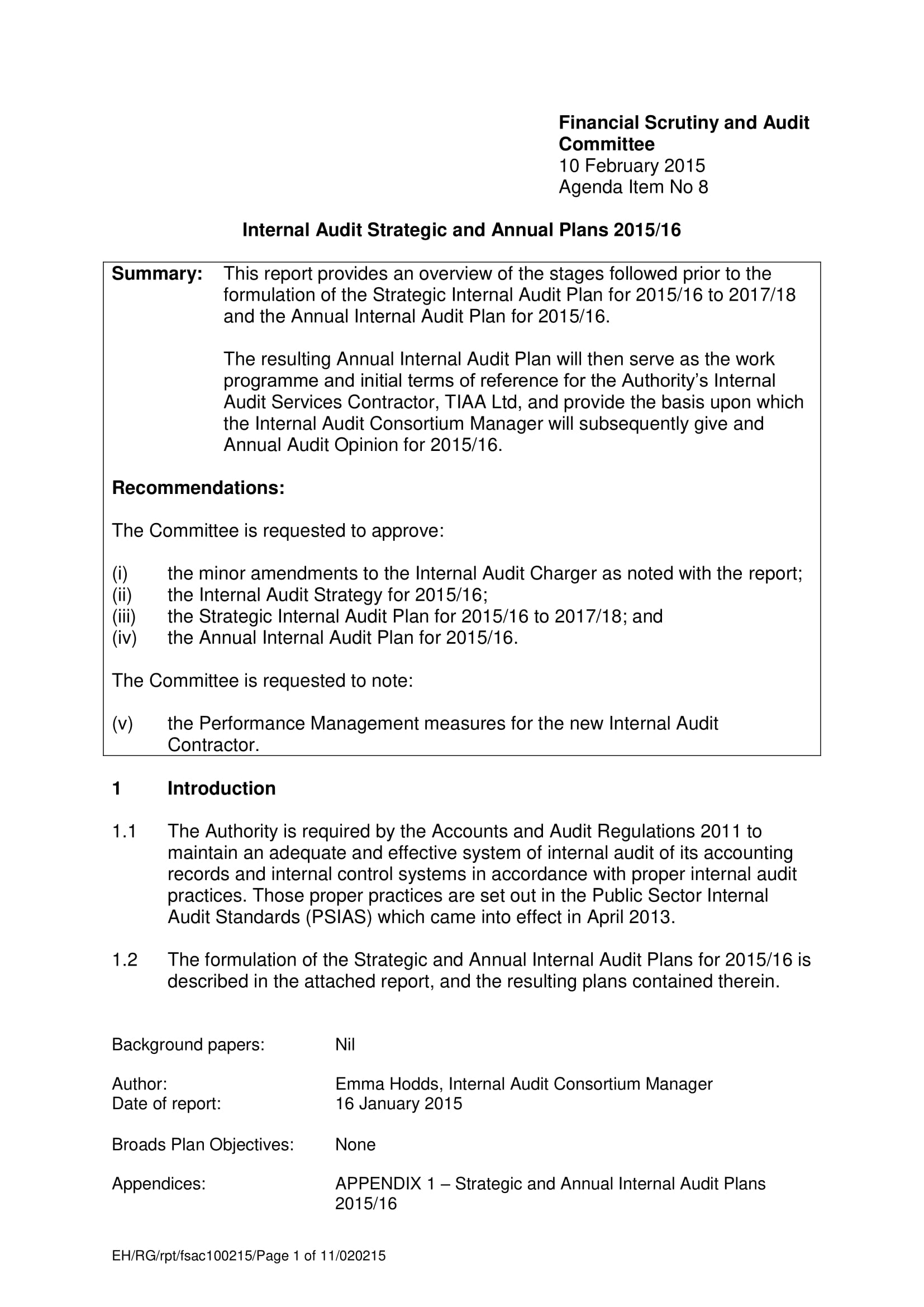 Audit Strategic Plan - 10+ Examples, Format, Pdf