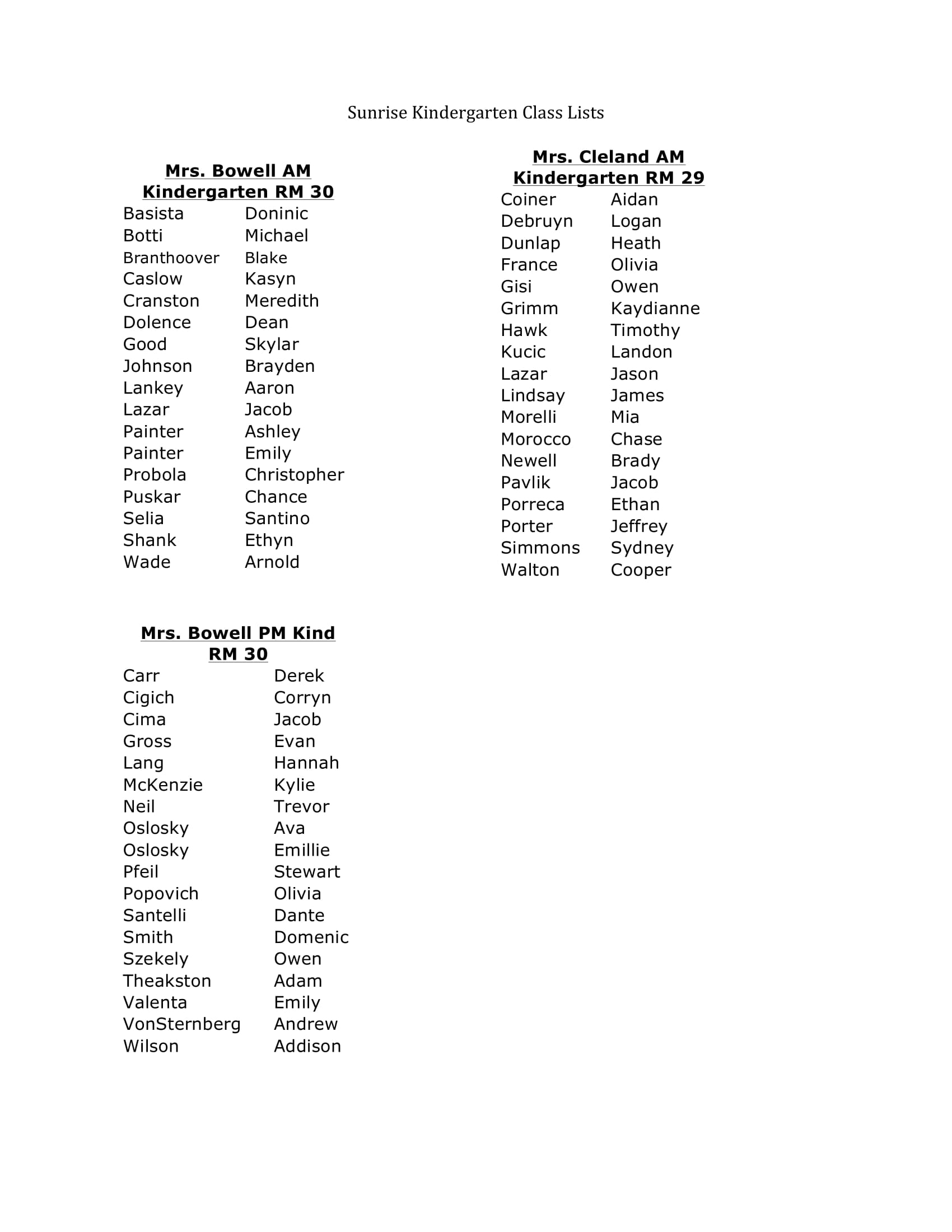 Class List 12 Examples Format Pdf Examples