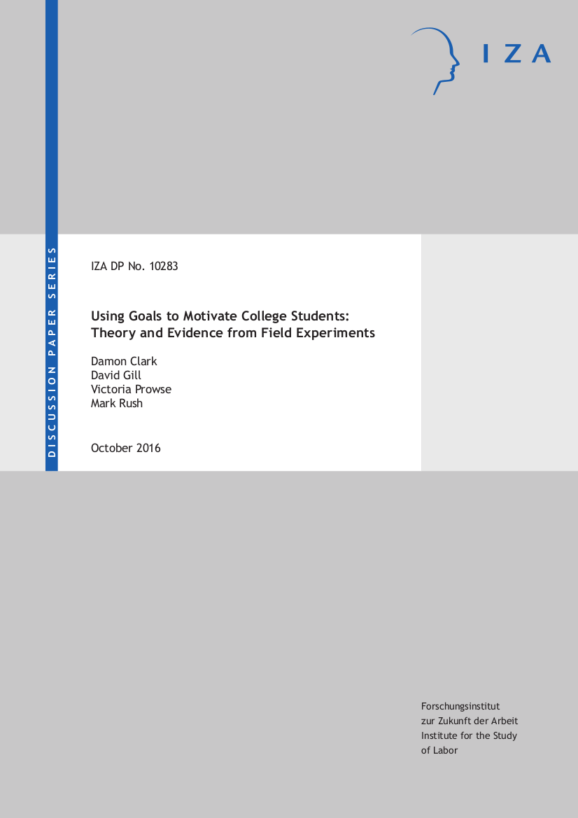 Goal Setting for Students - 6+ Examples, Format, Pdf