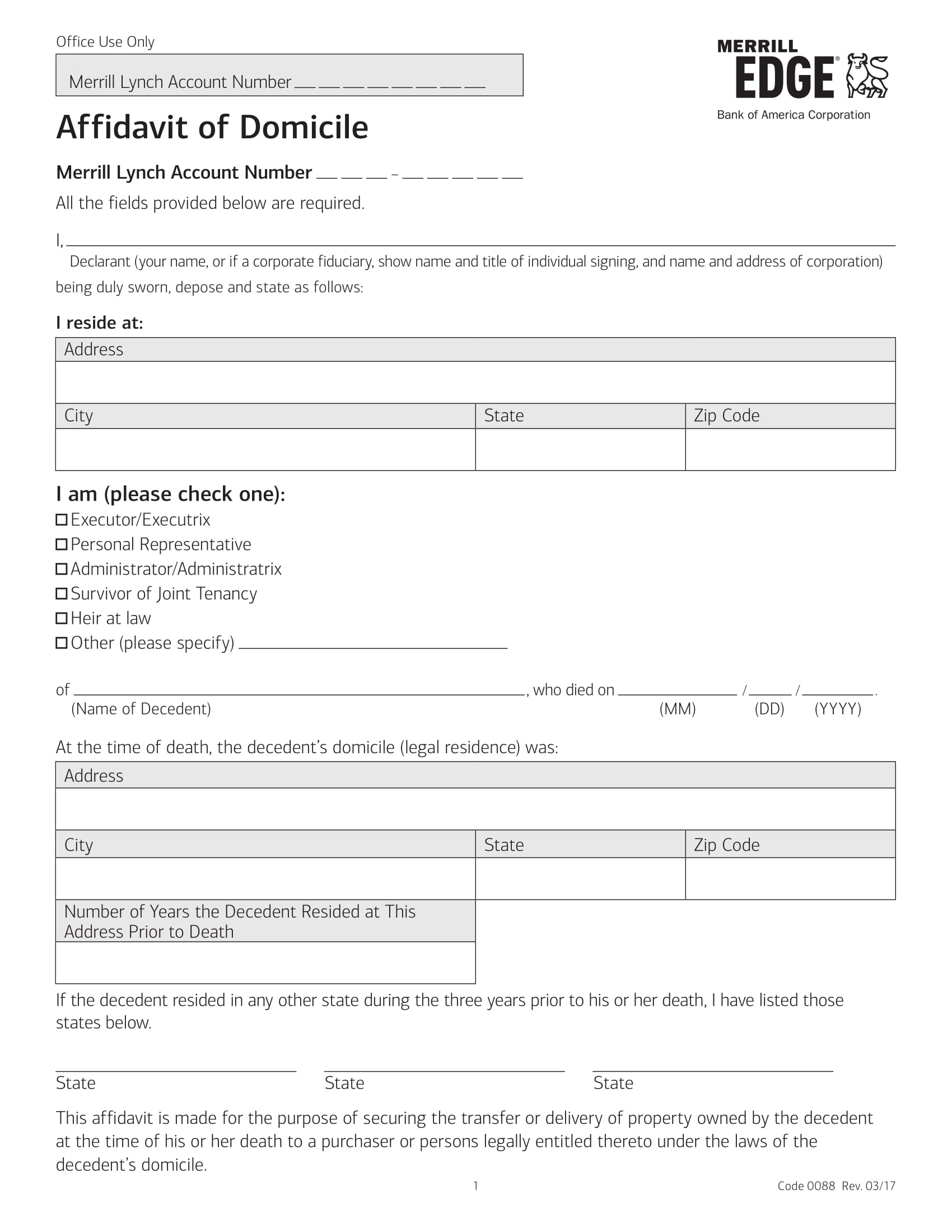 Affidavit of Domicile - 9+ Examples, Format, Pdf | Examples