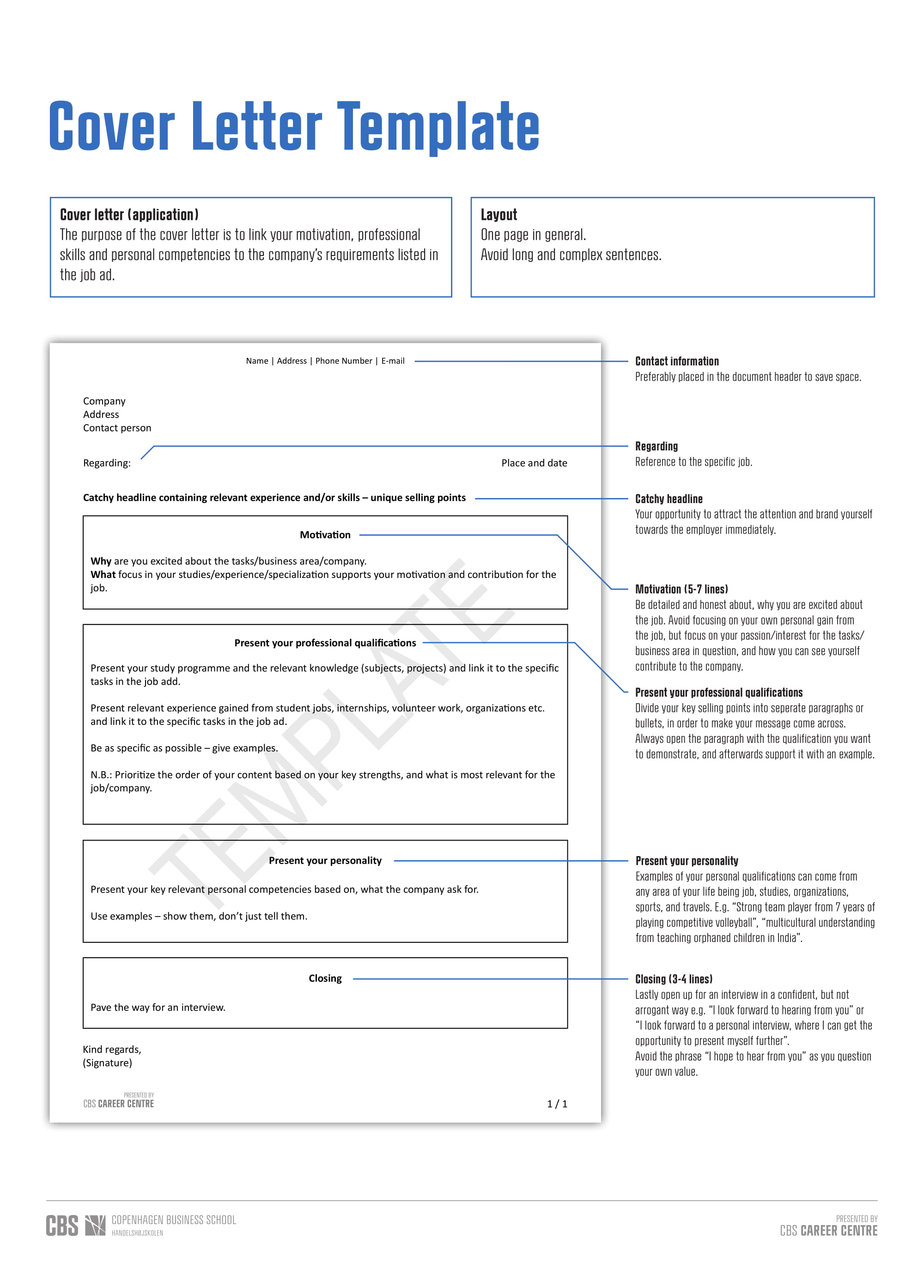 Cover Letter Template And Examples