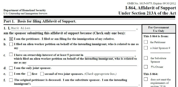 Affidavit of Support Form - 9+ Examples, Format, Pdf | Examples