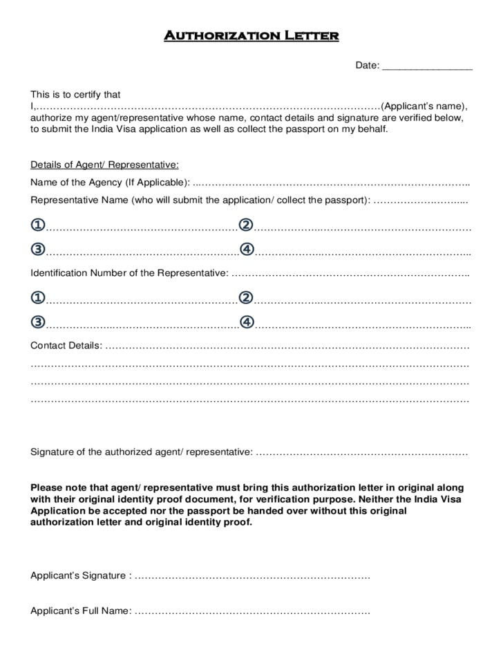 Agent Authorization Letter - 9+ Examples, Format, Pdf | Examples