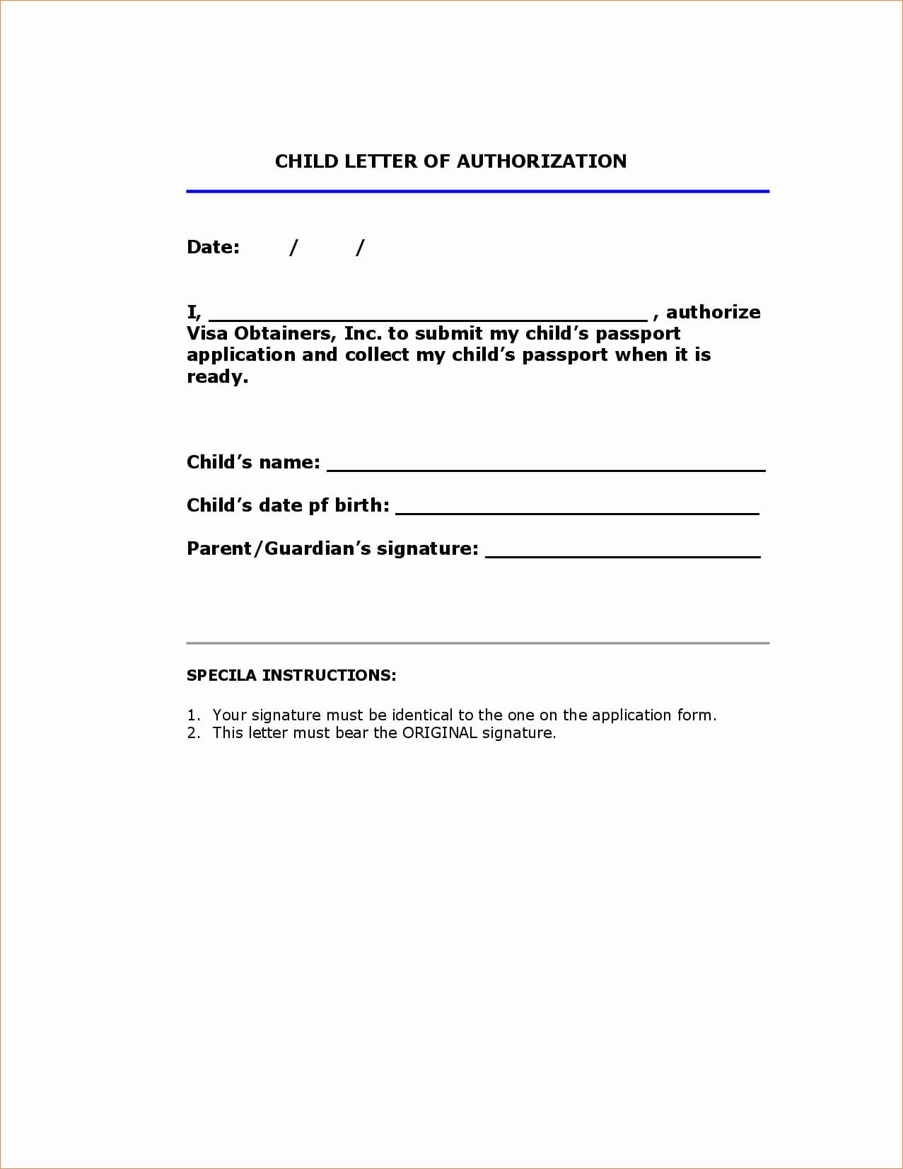 Authorization Letter Template Pdf Collection