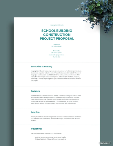 Student Project Proposal - 20+ Examples, Format, Pdf | Examples