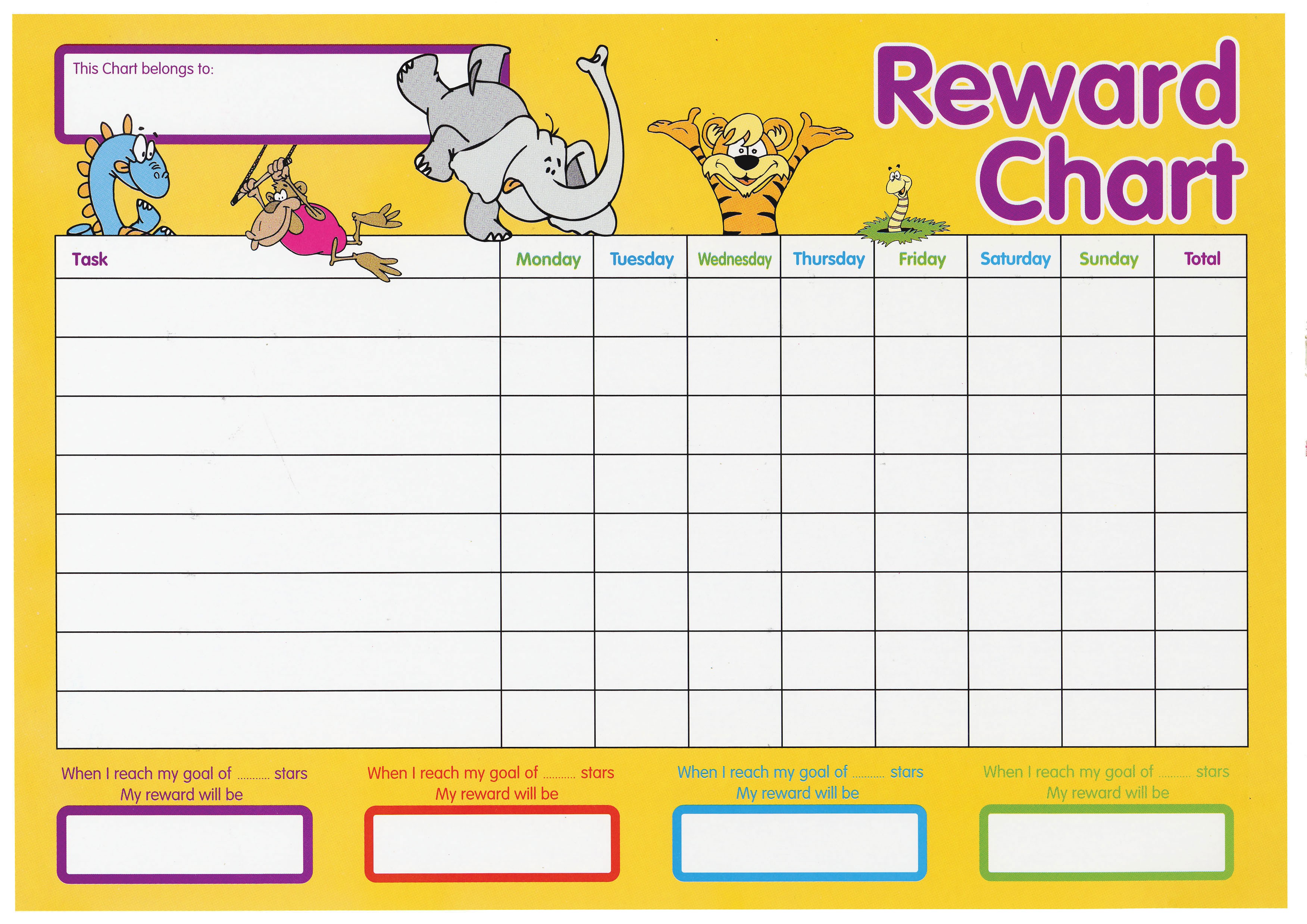 11 Reward Charts For Kids Examples PDF Examples