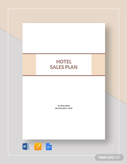 Hotel Sales Plan - 14+ Examples, Format, Pdf | Examples