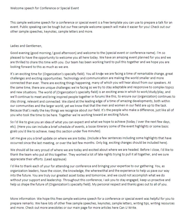 Commercial Speech - 9+ Examples, Format, Sample | Examples