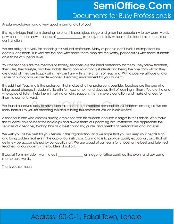 Church Welcome Speech 9 Examples Format Sample Examples