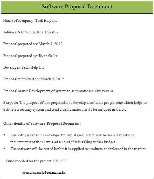 Sample Proposal Document For Software Development Classles Democracy