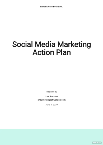 Social Media Marketing Plan - 30+ Examples, Format, Pdf | Examples