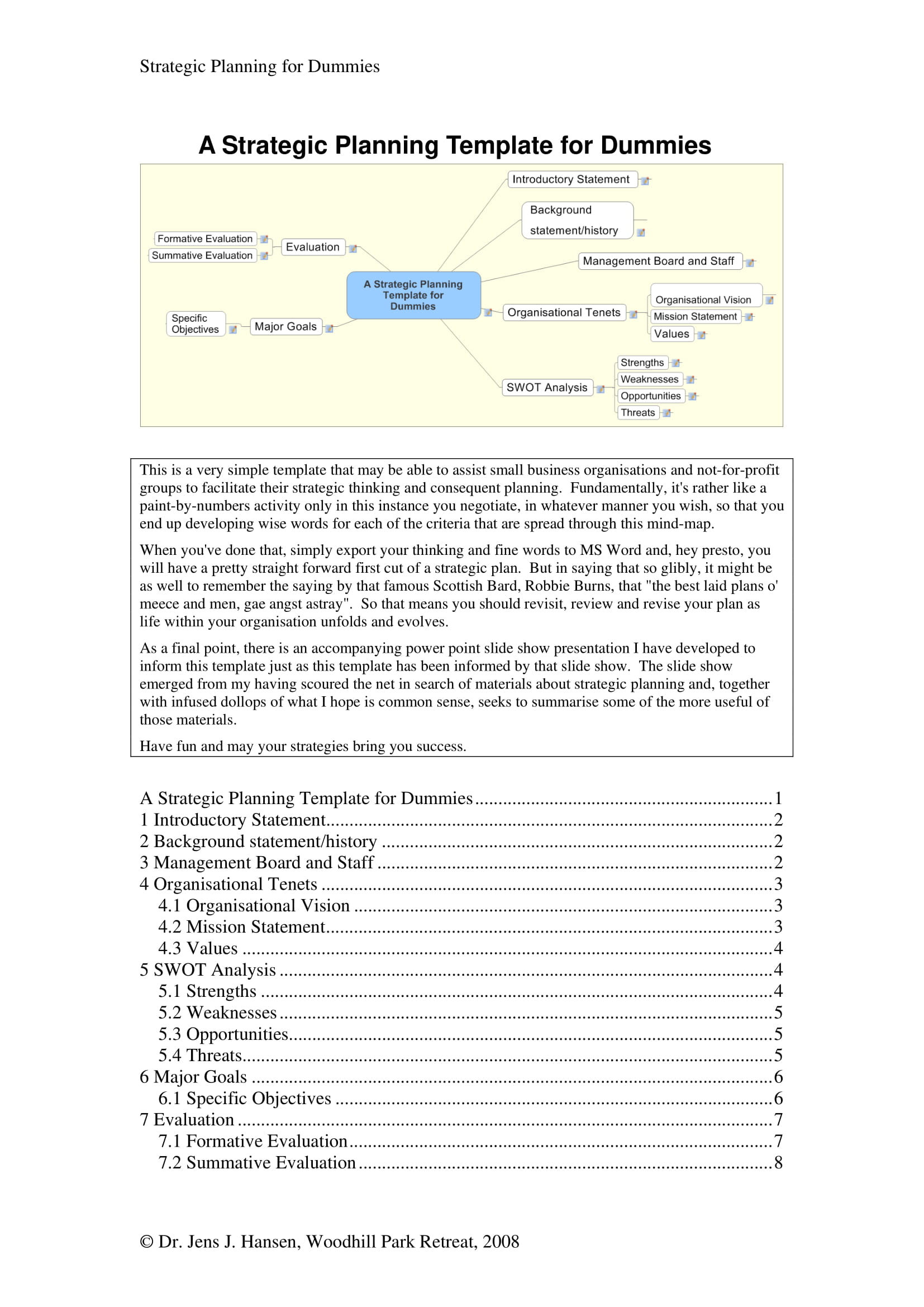 Simple Strategic Plan - 14+ Examples, Format, Pdf | Examples