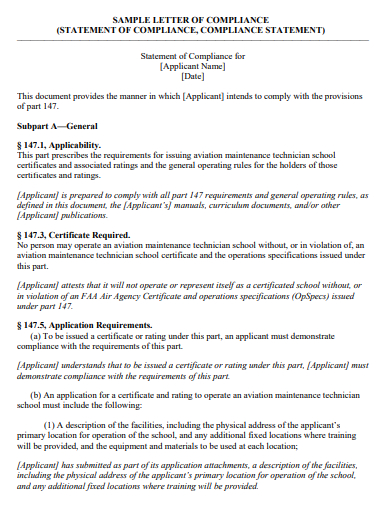General Certificate of Conformity - 16+ Examples, Format, Pdf | Examples