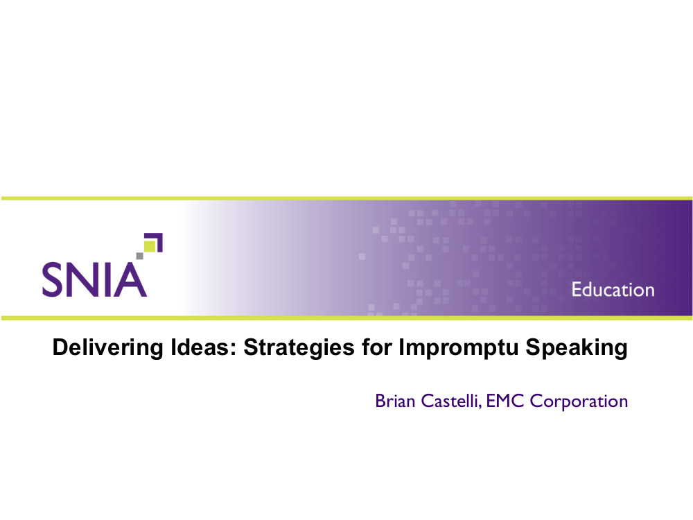 Impromptu Speech - 6+ Examples, Format, Sample | Examples