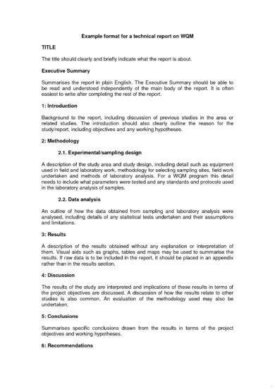 Printable Report Writing Format 20 Examples Format Pdf Examples