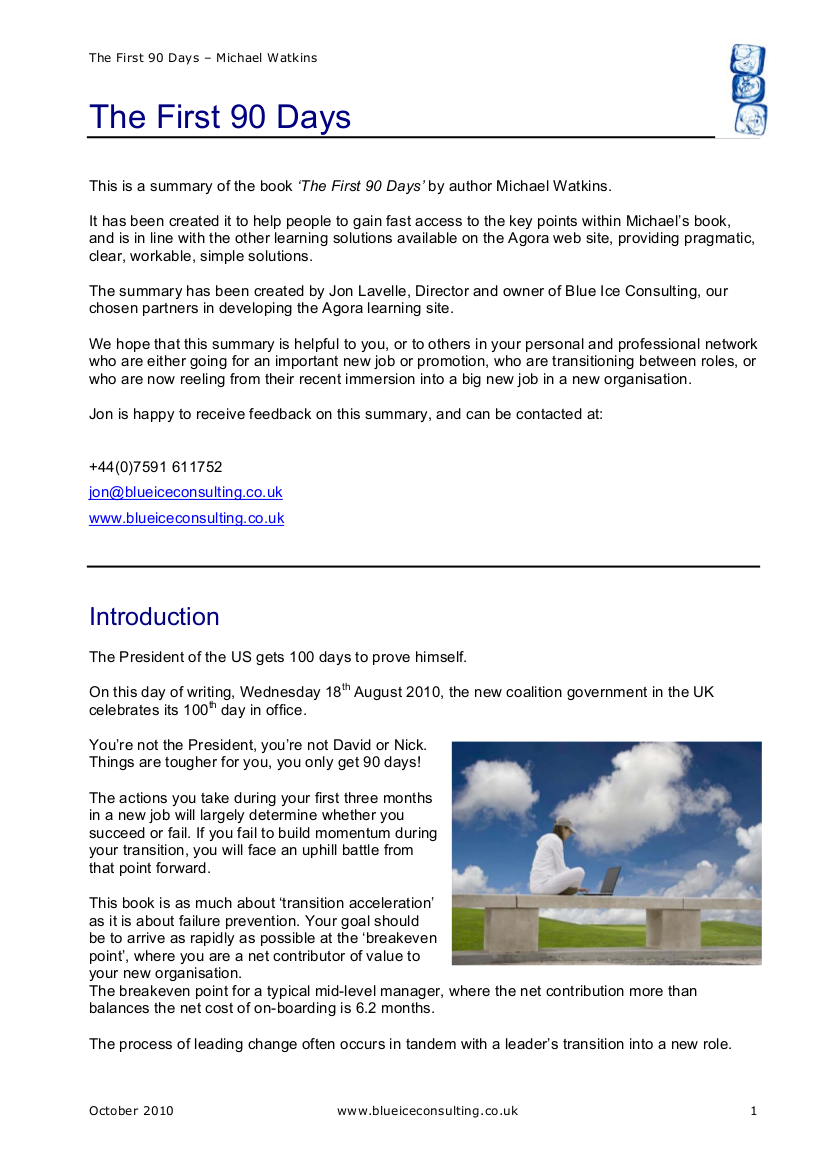 90-Day Plan for a New Job - 7+ Examples, Format, Pdf | Examples