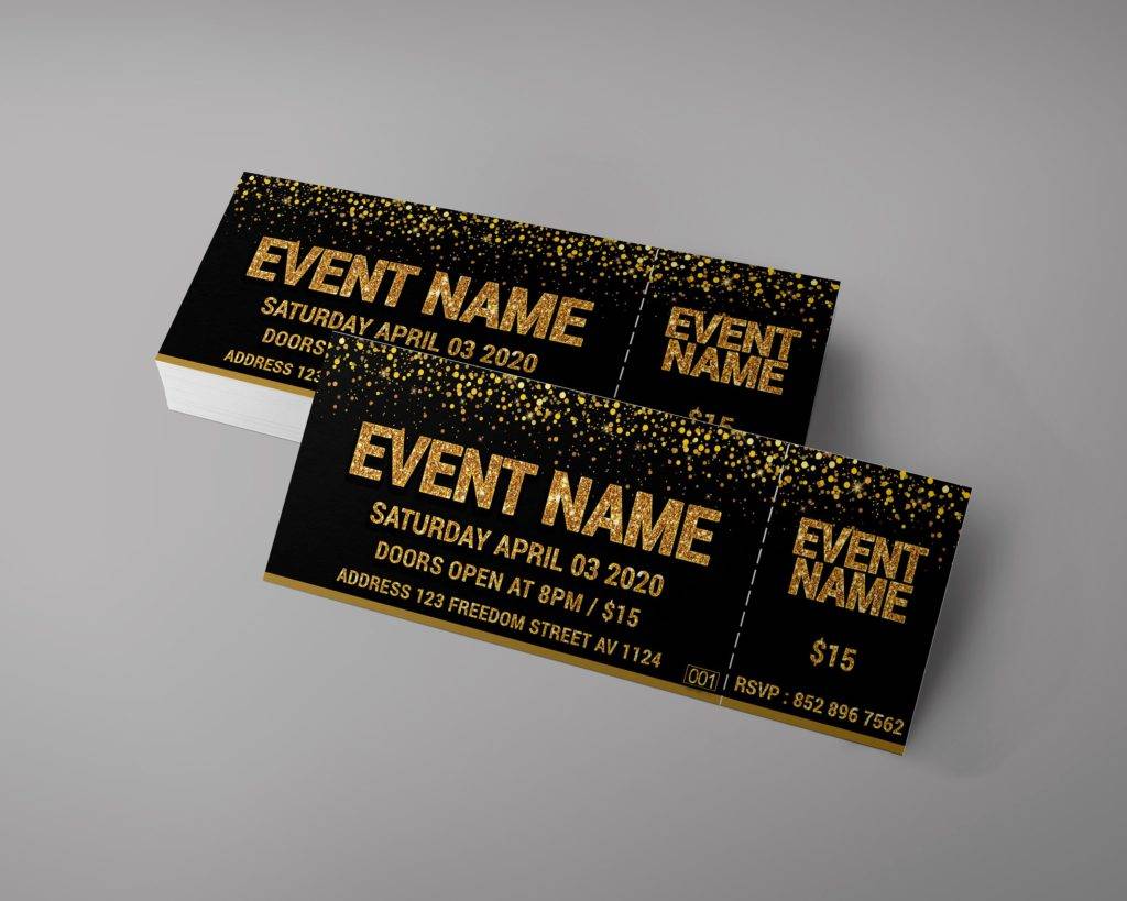 Elegant Event Ticket - 23+ Examples, Format, Sample | Examples