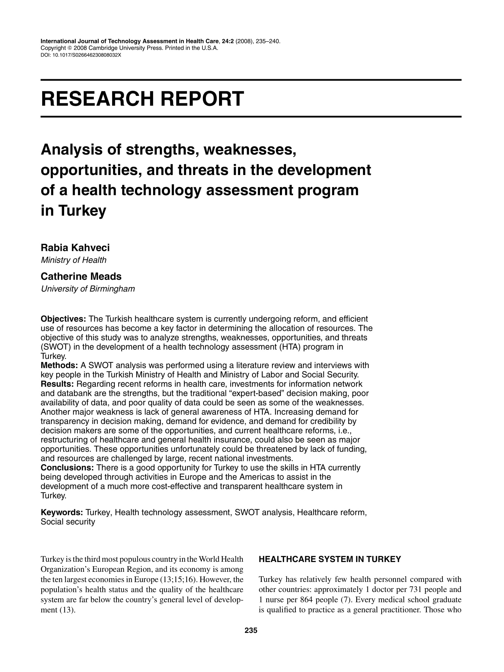 Healthcare SWOT Analysis - 10+ Examples, Format, Pdf | Examples