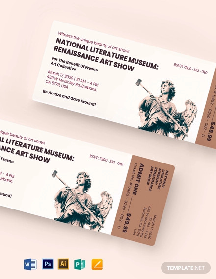 12+ Event Show Time Ticket Examples - PSD, AI | Examples