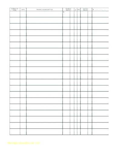 Printable Checkbook Register - 8+ Examples, Format, Pdf | Examples