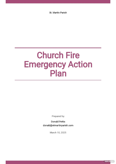 Emergency Action Plan - 26+ Examples, Format, Google Docs, Word, Pages, Pdf