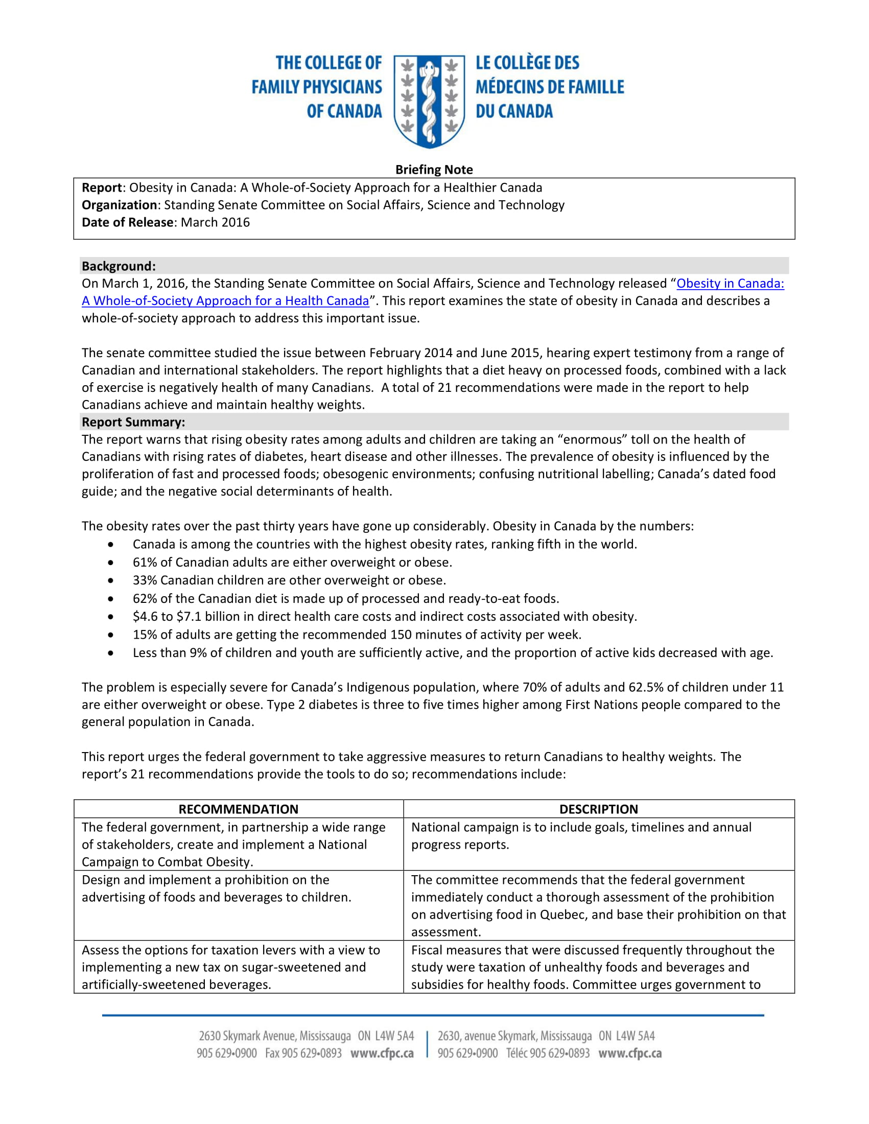 Briefing Note 9 Examples Format Pdf Examples