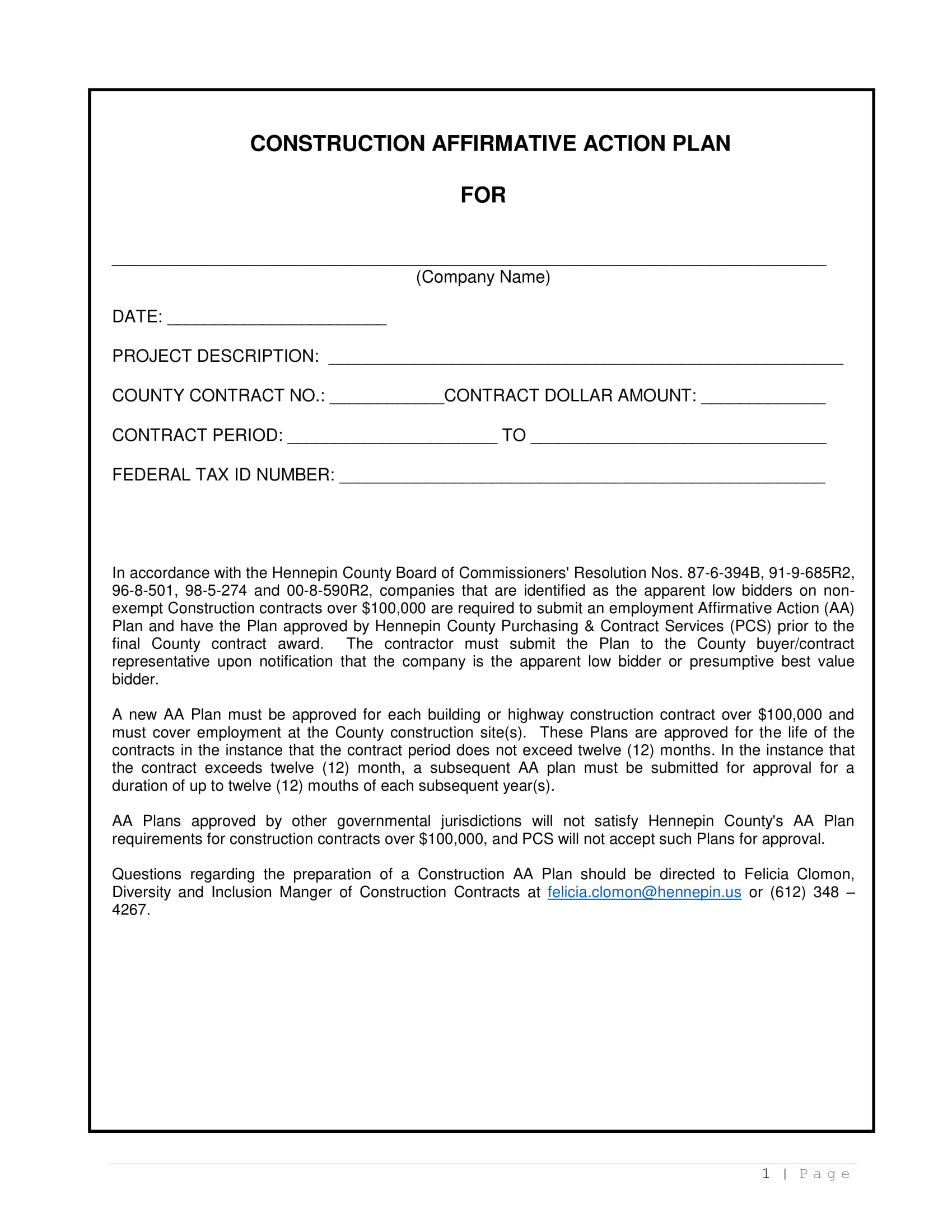 17+ Affirmative Action Plan Examples - PDF, Word | Examples