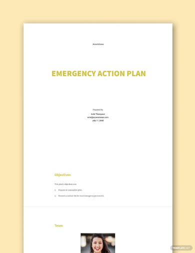 Emergency Action Plan - 26+ Examples, Format, Google Docs, Word, Pages, Pdf