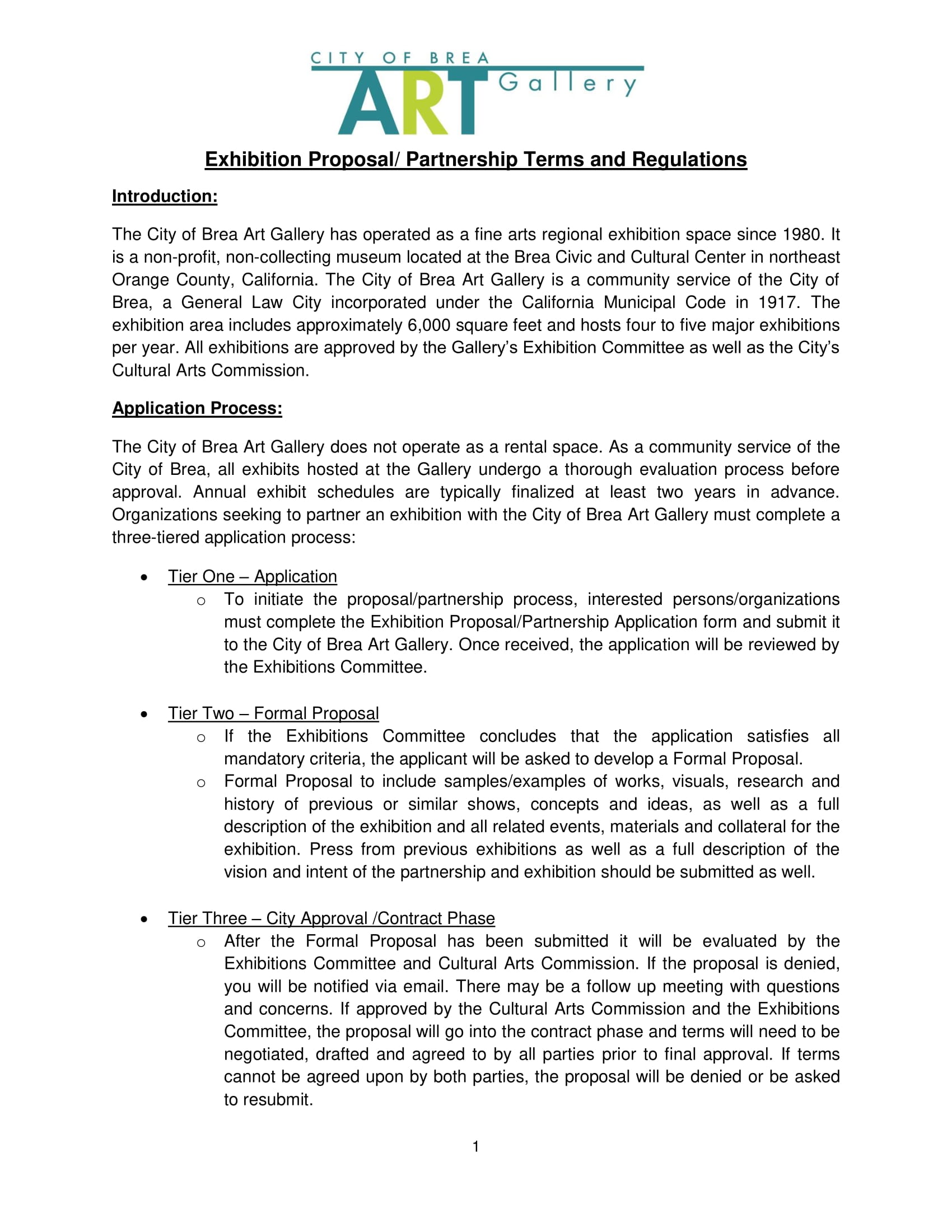 Art Exhibition Proposal Template HQ Template Documents Art Exhibition Proposal Template HQ Template Documents