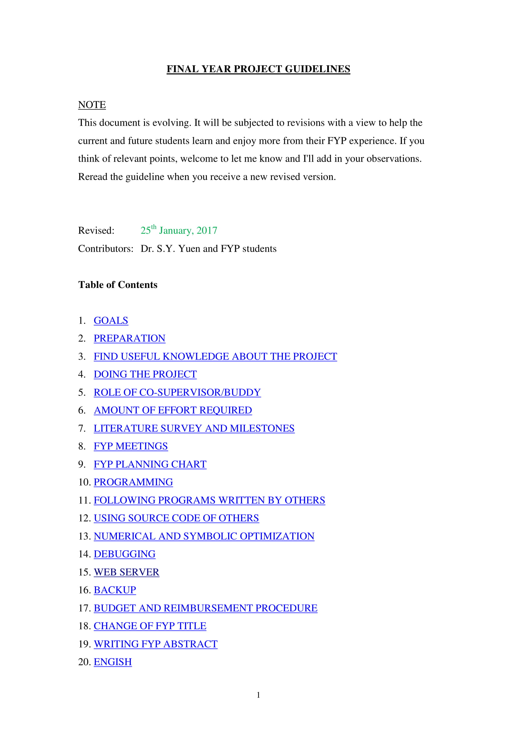 Final Year Project Proposal - 13+ Examples, Format, Pdf