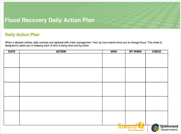 Daily Action Plan 11 Examples Format Pdf Examples