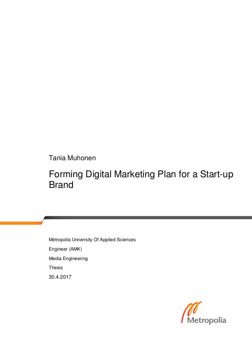 Startup Marketing Plan - 8+ Examples, Format, Pdf | Examples