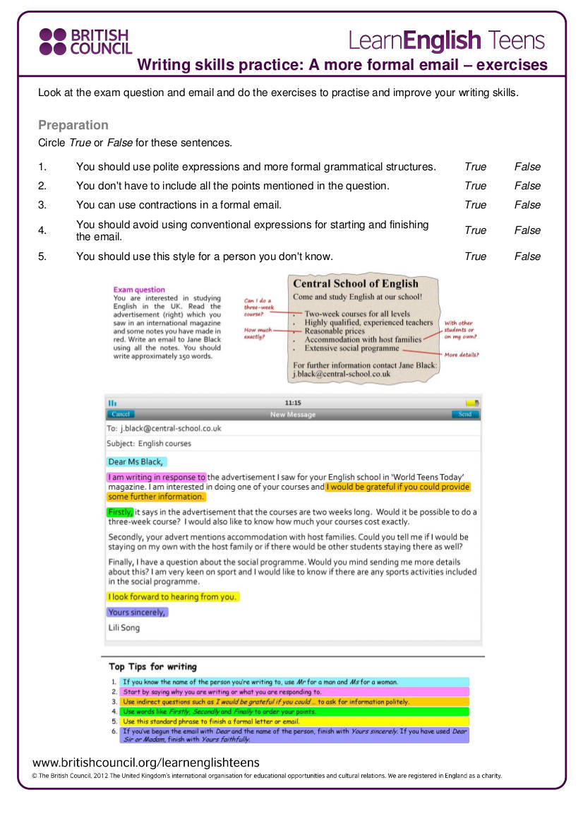 20 Email Writing Format Samples PDF Examples